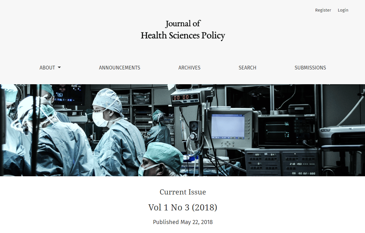 Health Science Theme Style Guide - Public Knowledge Project