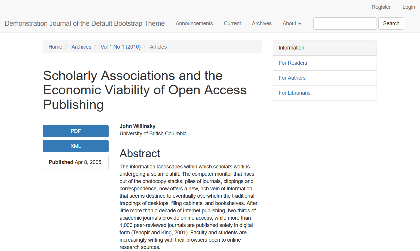 OJS Turns 15 - Public Knowledge Project