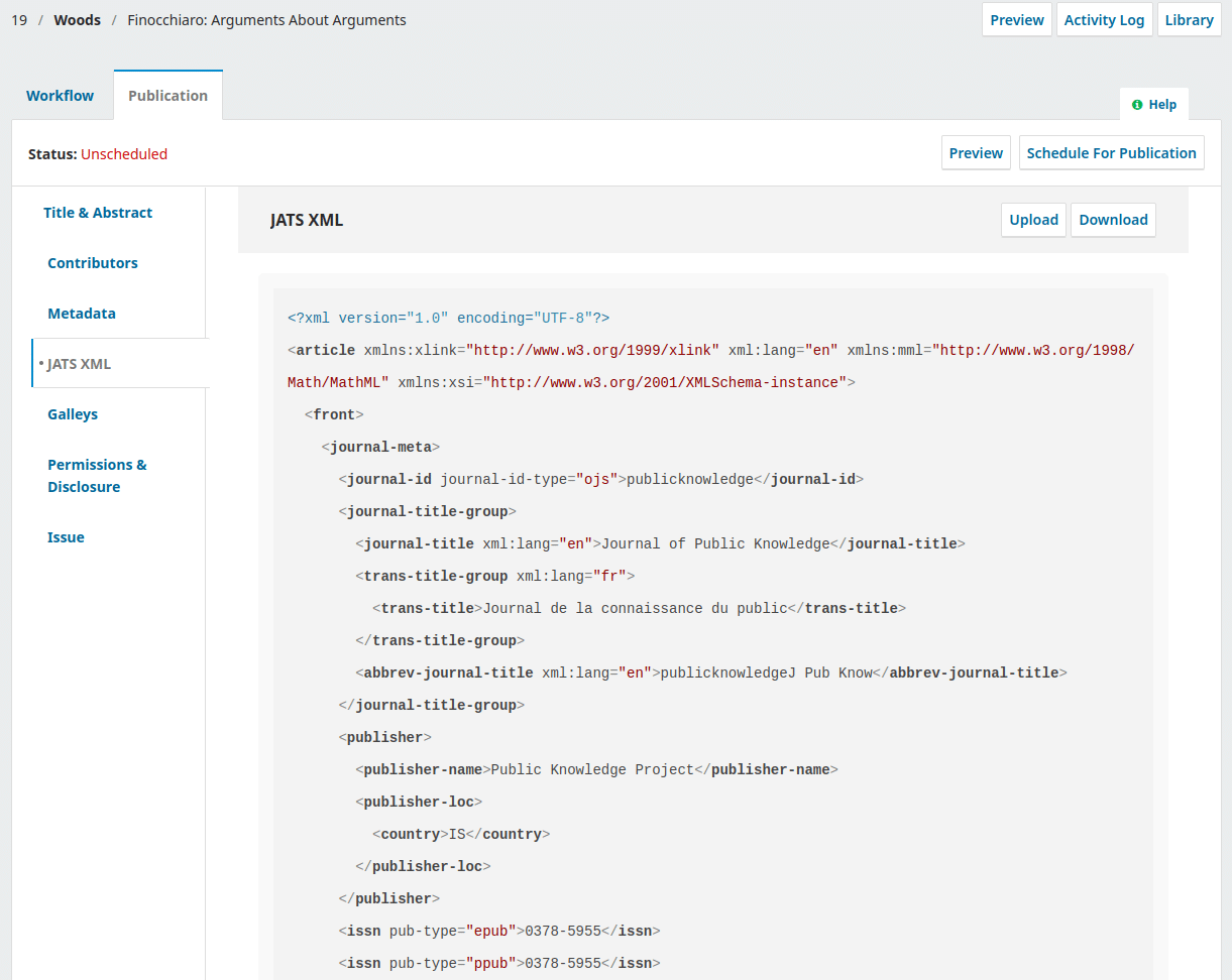 The importance of JATS XML in scholarly publishing: Interview with Alec ...