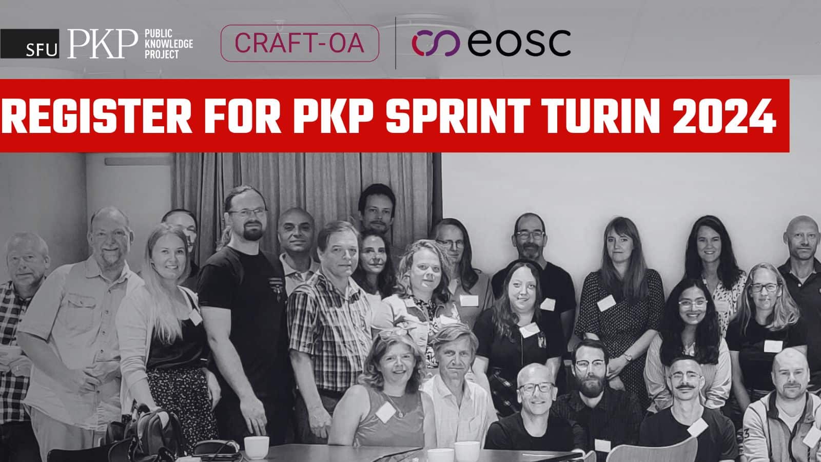 Register for PKP Sprint Turin 2024 - Public Knowledge Project