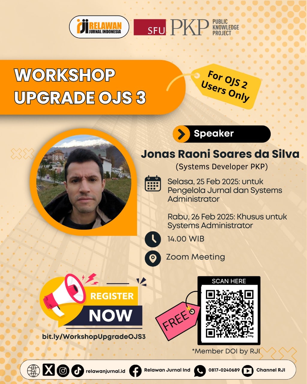 Relawan Jurnal Indonesia to Host OJS Upgrading Workshop (OJS 2 to OJS 3 ...